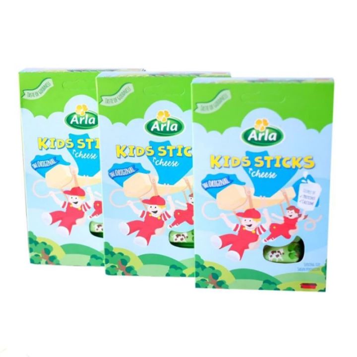 Arla Kids Sticks ชีสเด็ก ชีสสติ๊ก เพิ่มน้ำหนัก เพิ่มความสูง นำเข้าแท้ ...
