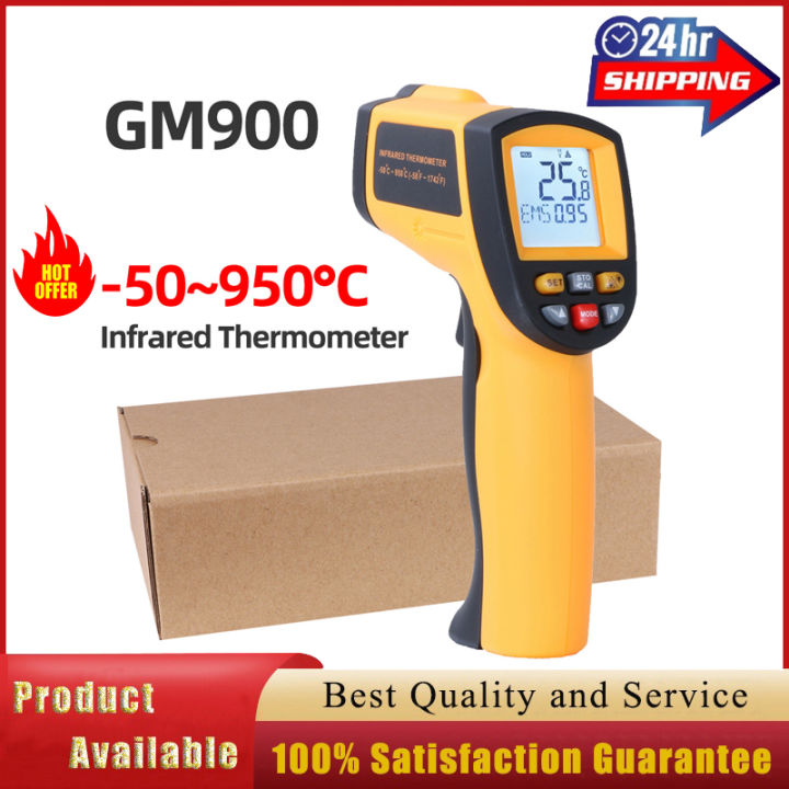 Non-Contact Infrared Thermo-meter Infrared Pyrometer IR Laser Temp ...