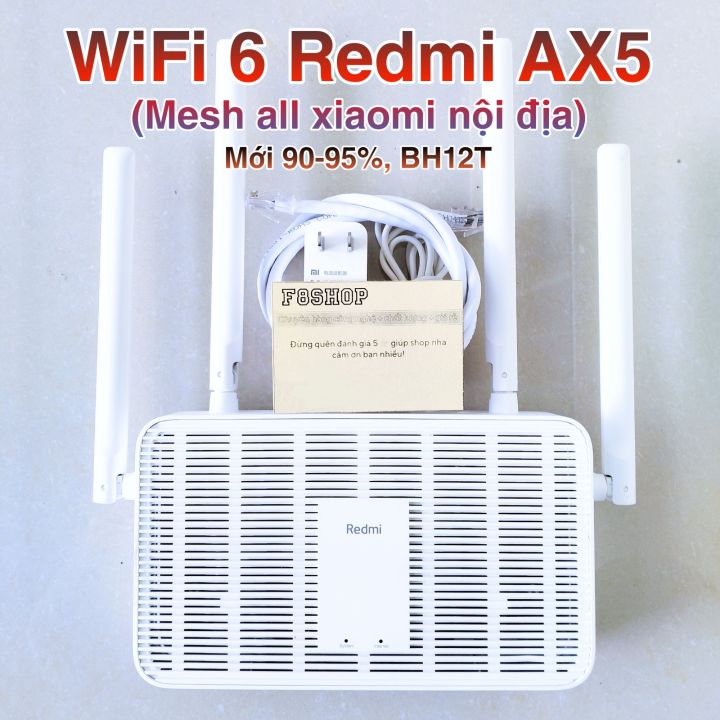 Router Wifi Xiaomi Redmi AX5 AX1800 AX3000 RA81 RA67 Wifi 6 AX3000 Mesh ...