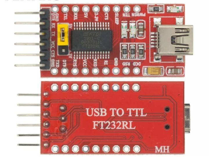 USB to TTL FT232RL UART FTDI FT232RL FT232RL Driver โมดูลโมดูลแปลง Usb To TTl FT232RL | Lazada.co.th