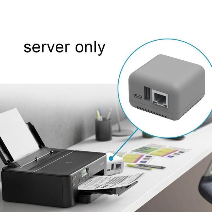 MNP330 Network USB 2.0 Print Server USB2.0 Mini Printer Server 100Mbps ...