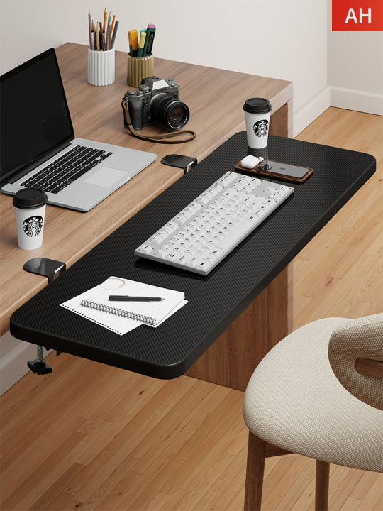 Office Computer Desk Foldable Desktop Extended Board with Wide Storage ...