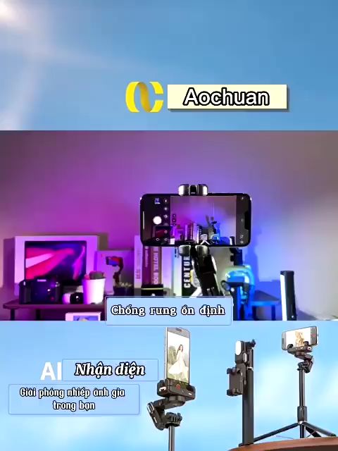 Tay cầm chống rung Smart M2 Pro, Gimbal chống rung điện thoại cao cấp ...