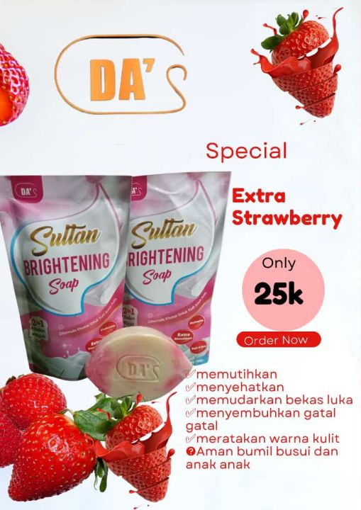 BRIGTHENING SOAP DA'S / SABUN SULTAN / ORIGINAL | Lazada Indonesia