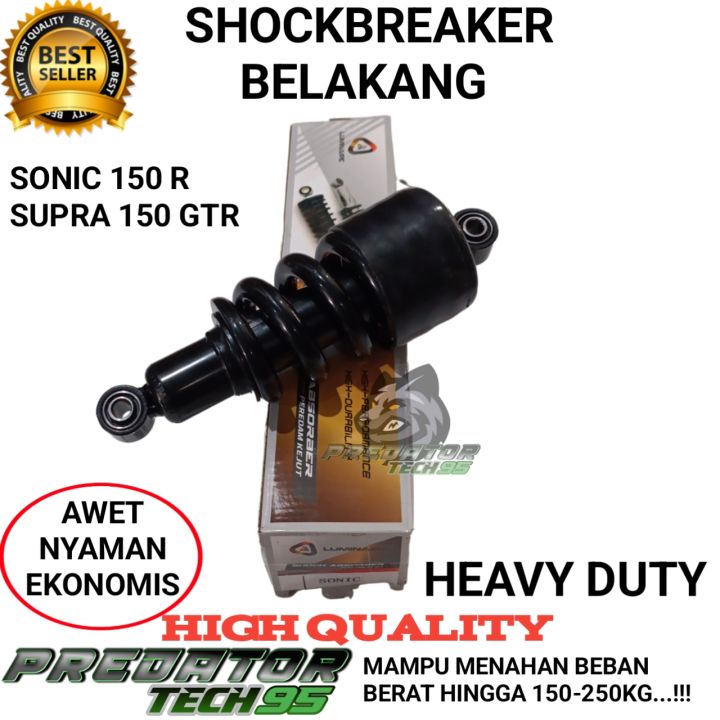 SHOCK SHOK SHOCKBREAKER MONOSHOCK BELAKANG LUMINAIRE BEBAN BERAT 150-250kg HONDA SONIC 150 R ...