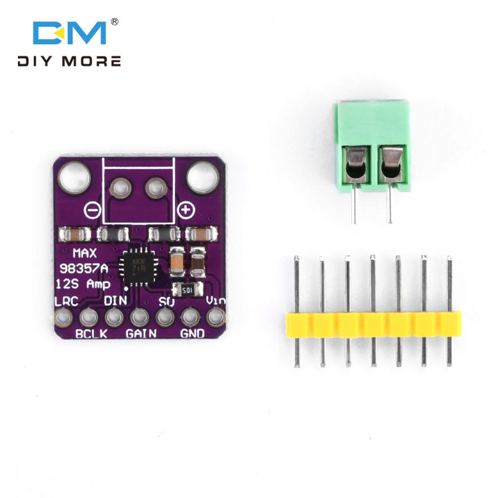 MAX98357ดีไอมอร์ MODUL Amplifier Audio I2S เครื่องขยายเสียงแอมพลิฟายเอ ...