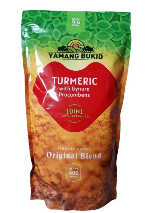 Yamang Bukid Turmeric Tea 10 in 1(400g) expiry September 2026 | Lazada PH