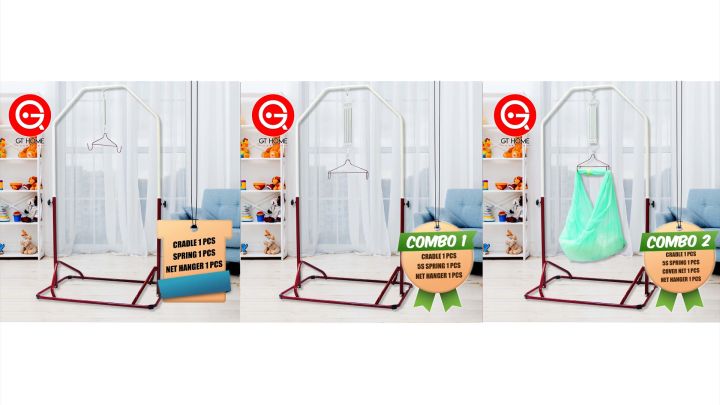 GT Home Electronic Baby Cradle/ Baby Spring Cot Stand / Buaian Bayi ...
