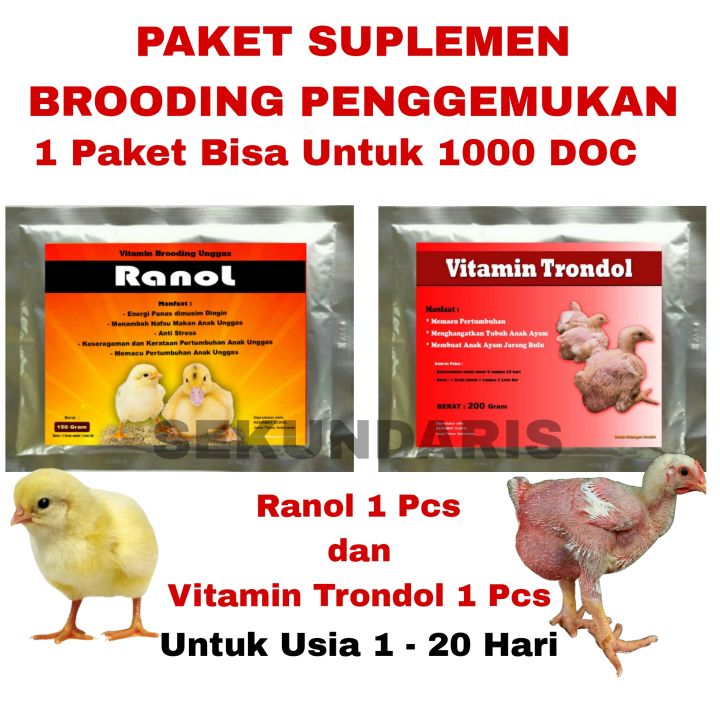Vitamin Ayam - Obat Ayam Broiler - Suplemen Ayam - Paket Vitamin Ayam ...
