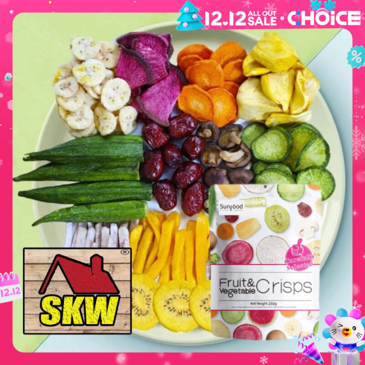 Premium Fruit and Vegetable Chips Crunchy Organic Healthy Snacks 250g ...