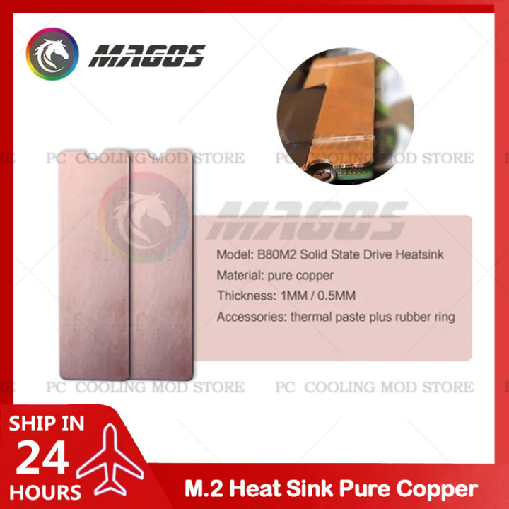 M.2 Heat Sink Pure Copper NVME NGFF M2 2280 Solid State Hard Disk，B80 ...
