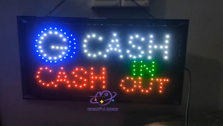 GCASH DISPLAY BOARD LED LIGHT ENERGY SAVING LIGHT BILLBOARD | Lazada PH