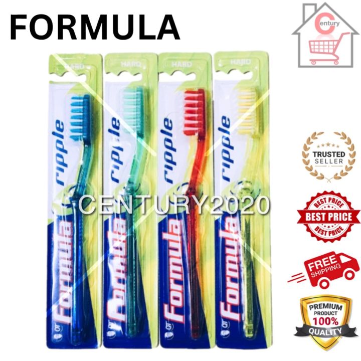 FORMULA Ripple Toothbrush Multi-Care Anti-Bacterial Toothbrush | Lazada