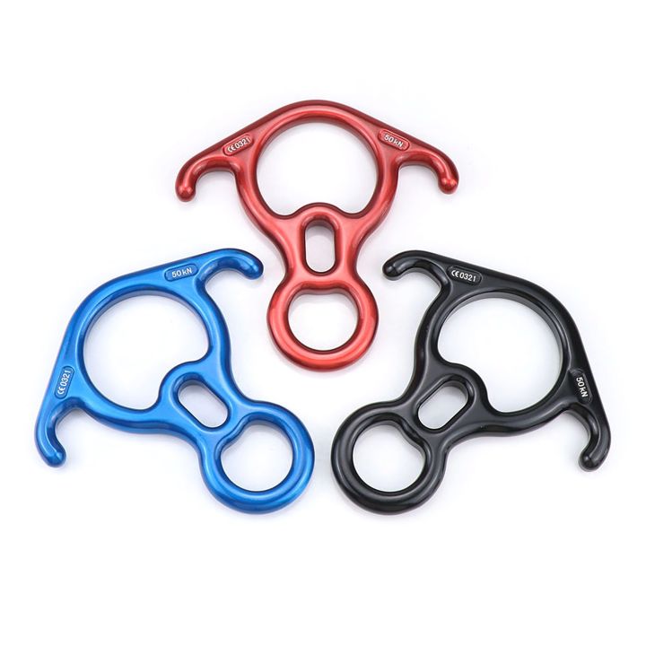 Ralapu® 50KN Rescue 8 Shape Descender Gear Tool for Rock Climbing ...
