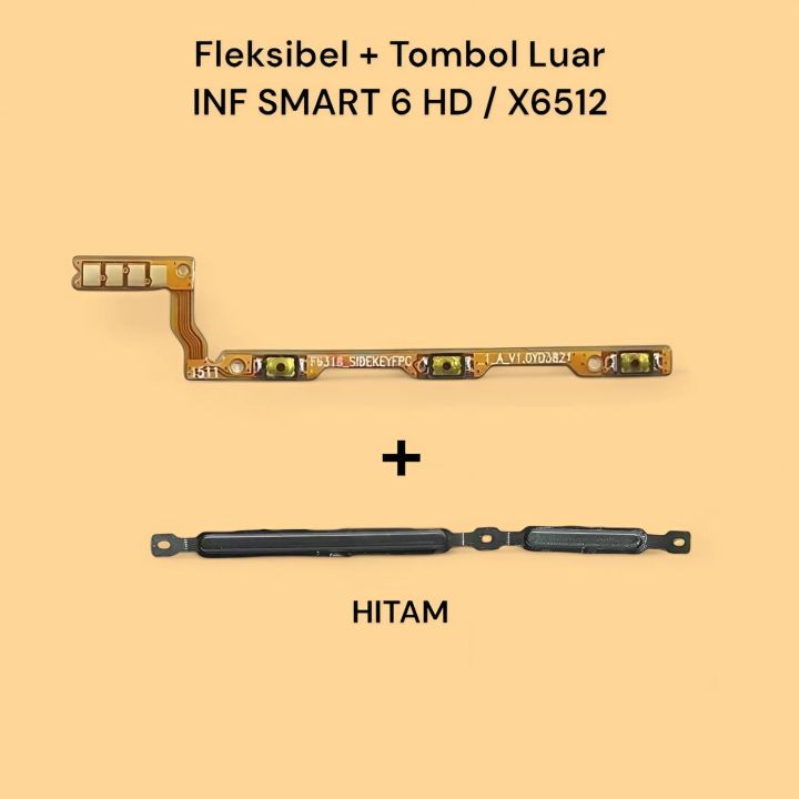 Flexible On Off Volume + Tombol Luar Infinix Smart 6 HD X6512 Set dan Satuan | Lazada Indonesia
