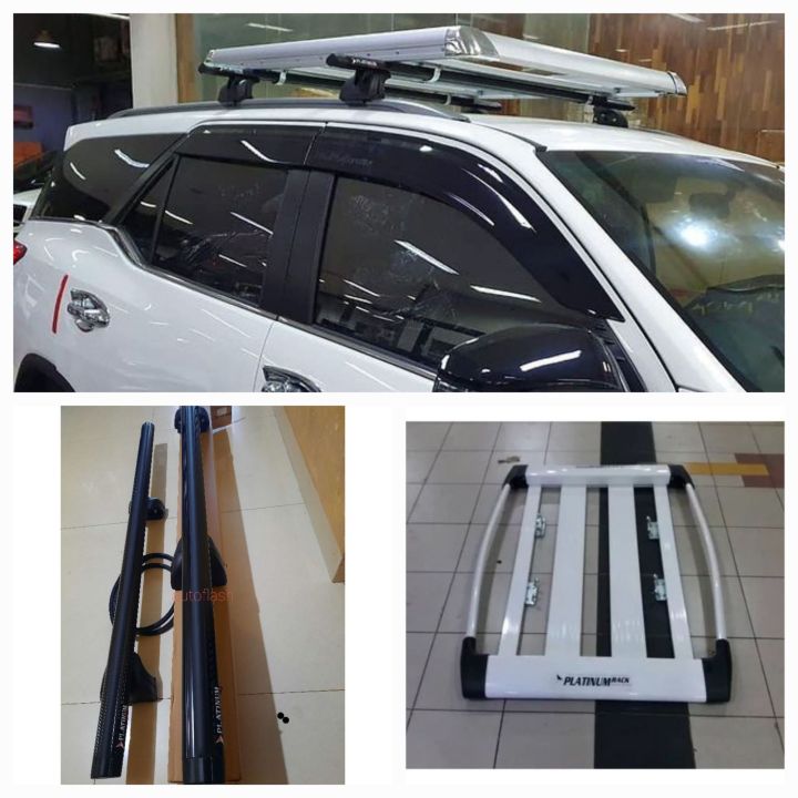 rak bagasi atas mobil fortuner + crossbar kaki rak atas mobil fortuner ...