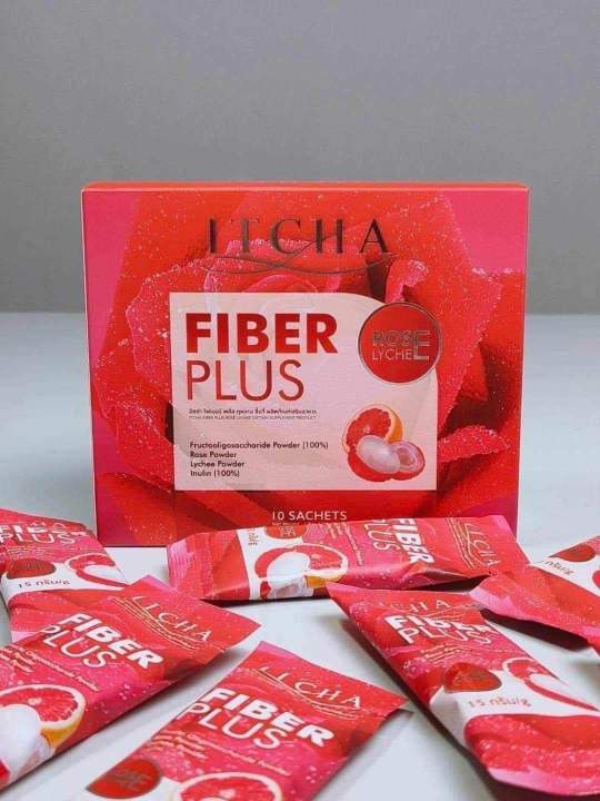พร้อมส่ง🩵ITCHA FIBER PLUS อิชช่า ไฟเบอร์ พลัส (1กล่อง บรรจุ 10 ซอง ...
