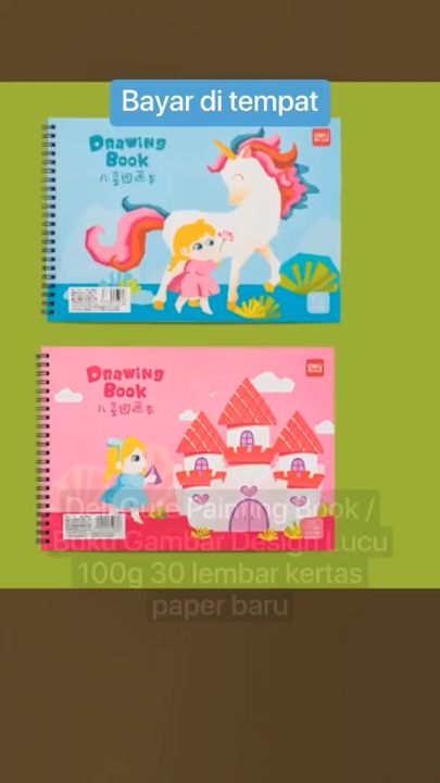 Alat Gambar Buku Gambar Deli Painting Book 73351 Buku Gambar Design ...