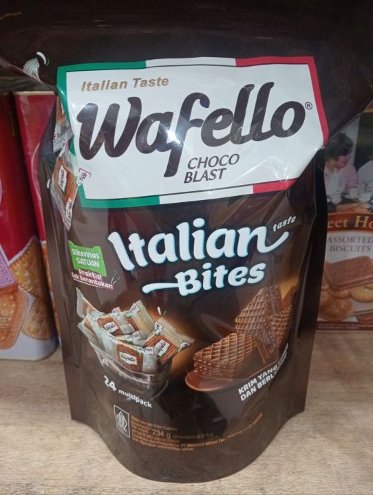 WAFELLO Choco Blast Italian Bites Isi 24 | Lazada Indonesia