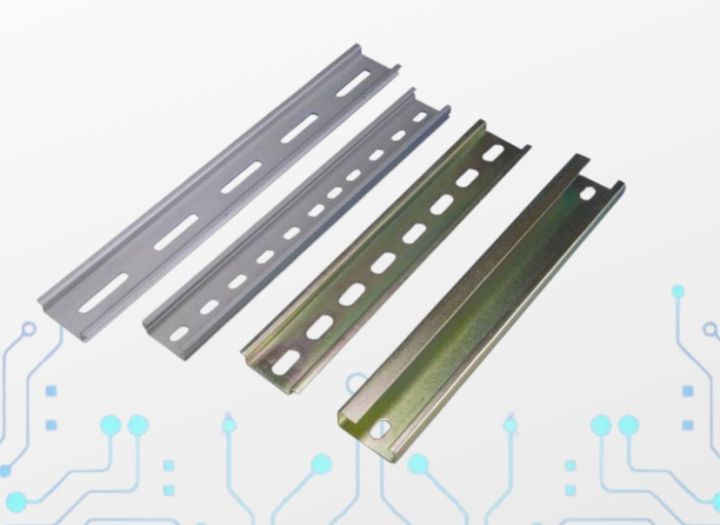 25cm/50cm grooved metal DIN fixed rail general circuit breaker rail ...