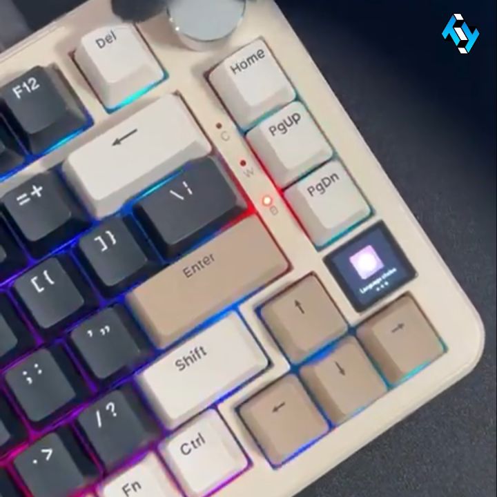 Attack Shark X85 Pro Tri mode 75% Gasket-mounted Wireless Hot Swappable ...