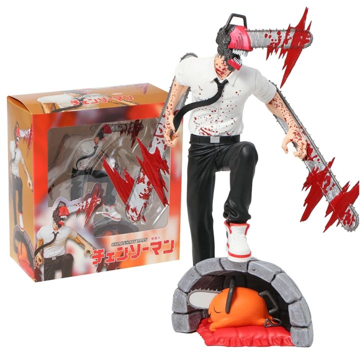 20cm Anime Figure Chainsaw Man Denji Denji/Power Action Figure Chainsaw ...