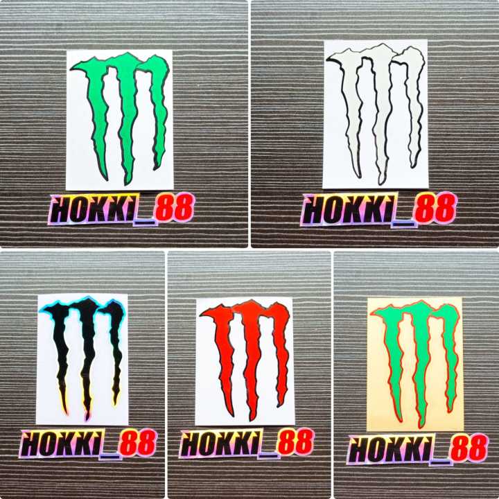 Stiker M monster sticker Motor stiker Helm Murah | Lazada Indonesia