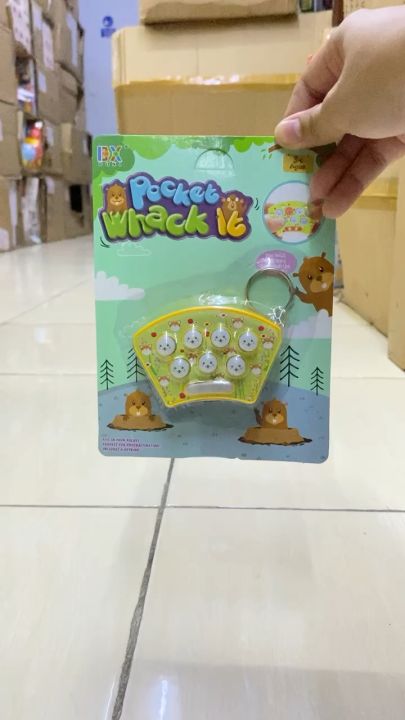 Mainan Anak POCKET WHACK IT POP IT ELECTRIC Mainan Pukul Tikus Anak ...
