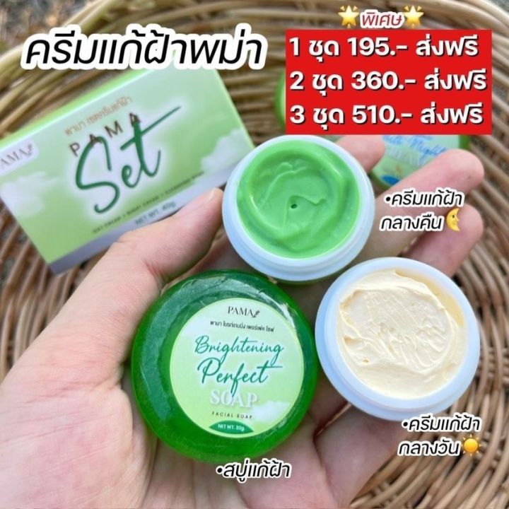 เซตฝ้า พามา pama skincare | Lazada.co.th