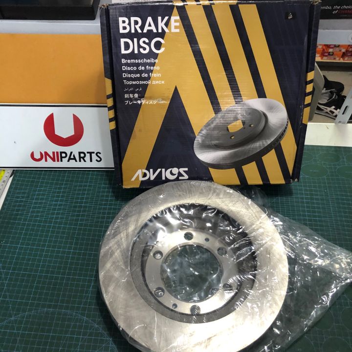 GENUINE/ORIGINAL ADVICS FRONT DISC BRAKE ROTOR FOR TOYOTA FORTUNER 2013 ...