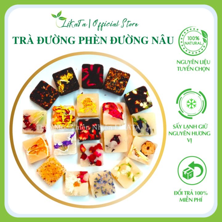 [HÀNG LOẠI 1] Trà Hoa Cúc Đường Phèn Mật Ong , Trà Đường Nâu Đường Đen ...