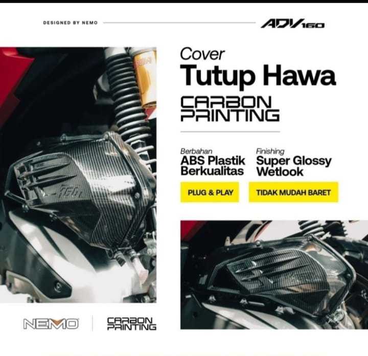 cover filter udara ADV 160 tutup hawa udara Honda NEW ADV 160 | Lazada ...