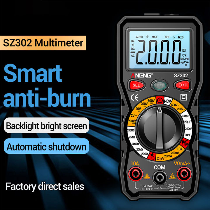 SZ301 Digital Multimeter High-Precision Digital Display Multimeter ...