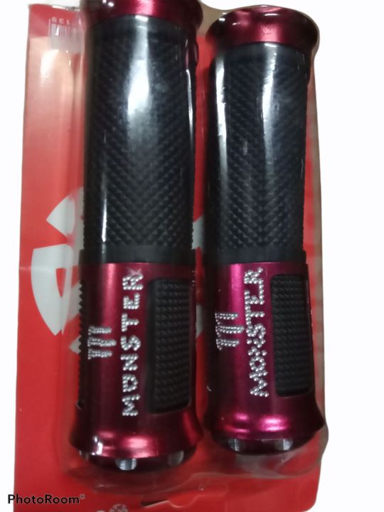 Handle Grip Monster Red color Alloyrubber | Lazada