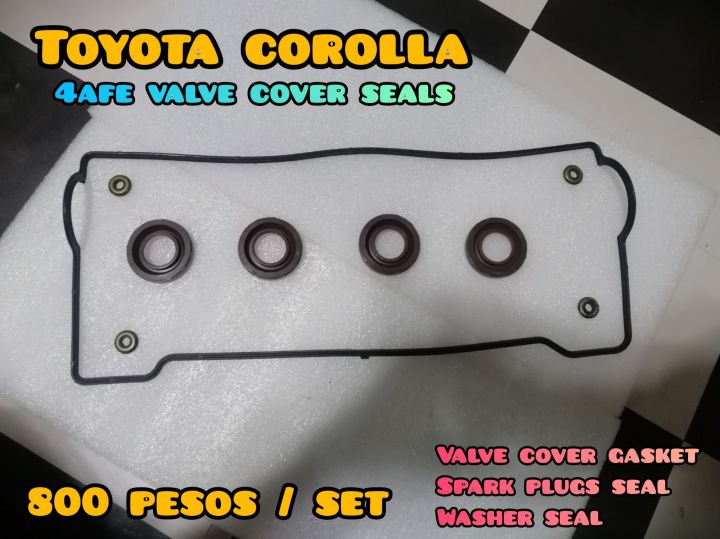 TOYOTA COROLLA VALVE COVER SEAL SET 4AFE ( BIG BODY & LOVELIFE ...