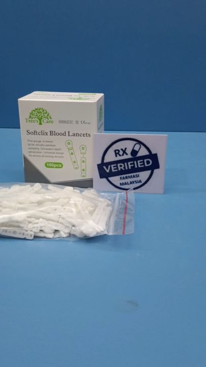 Tree's Care Blood Flat Lancets 30g lancet glucose softclix clix | Lazada