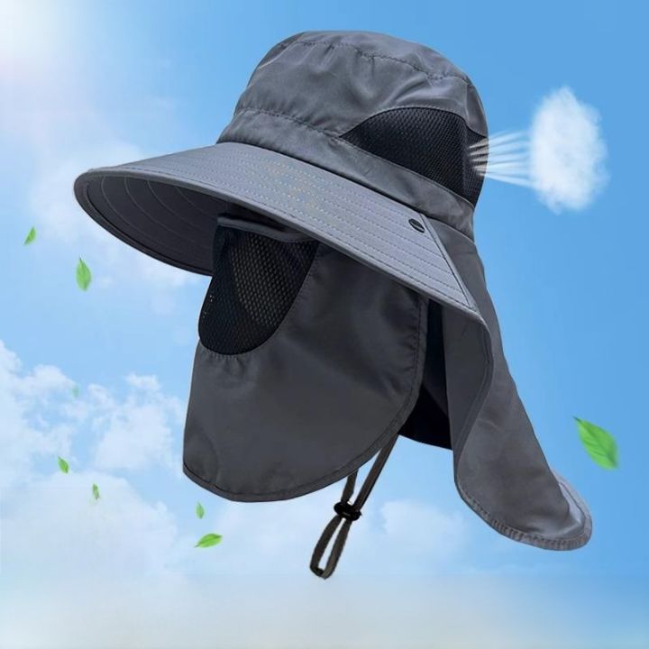 Outdoor Fishing Cap Sun Protection Hat UV Protection Mountain Climbing ...