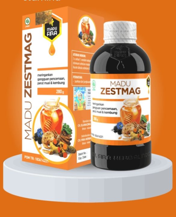MADU ZESTMAG Original Obat Asam Lambung Gerd Anxienty Maag Kronis Luka ...