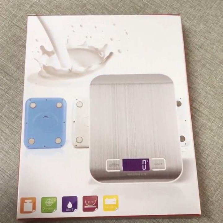 Kitchen Scale Electronic Food Weighing Scale Digital Measurement ...