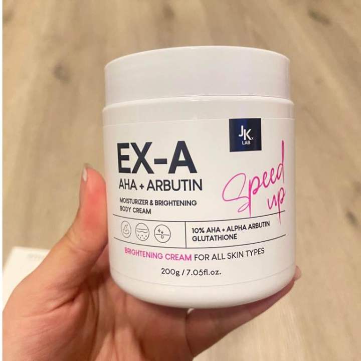 JKxLab EX-A Body Cream ครีมผิวกายเข้มข้นพิเศษด้วย 10% AHA ผลัดผิวเก่า ...