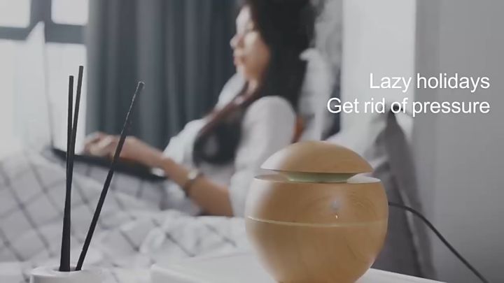 💕โปรราคาดีรวมทุกรุ่น💕เครื่องเพิ่มความชื้น เครื่องพ่นควันอโรม่า Mini Aroma Diffuser ขนาด 130 ml ...