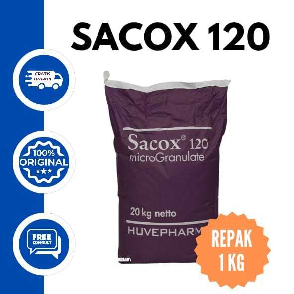 Sacox 120 (1kg), repak, Mengurangi Risiko Penyebaran Penyakit ...