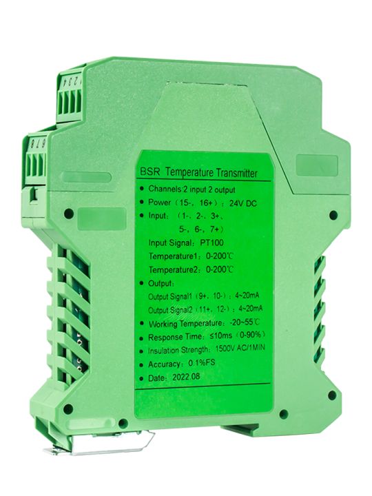 RTD PT100 Temperature Signal Converter 0-100 Degree 0-200 Degree 0-300 Degree to 4-20mA 0-10V 0 ...