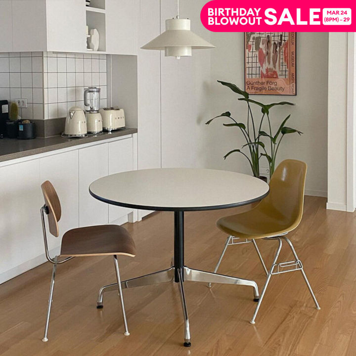 Nordic Mid-Century Ims round Table Popular Ins Home Small Apartment ...