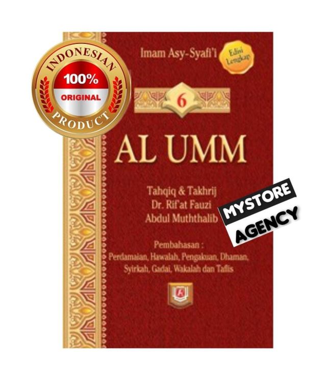 Kitab Al Umm Edisi Lengkap Jilid 6 • Pustaka Azzam ORIGINAL | Lazada ...