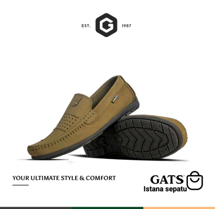 GATS - HK 0003 - Sepatu Pria Slip On Casual | Lazada Indonesia