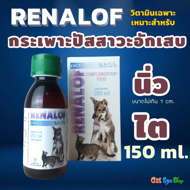 Renalof 150 ml. รีนาลอฟ วิตามินสำหรับสุนัขและแมว | Lazada.co.th