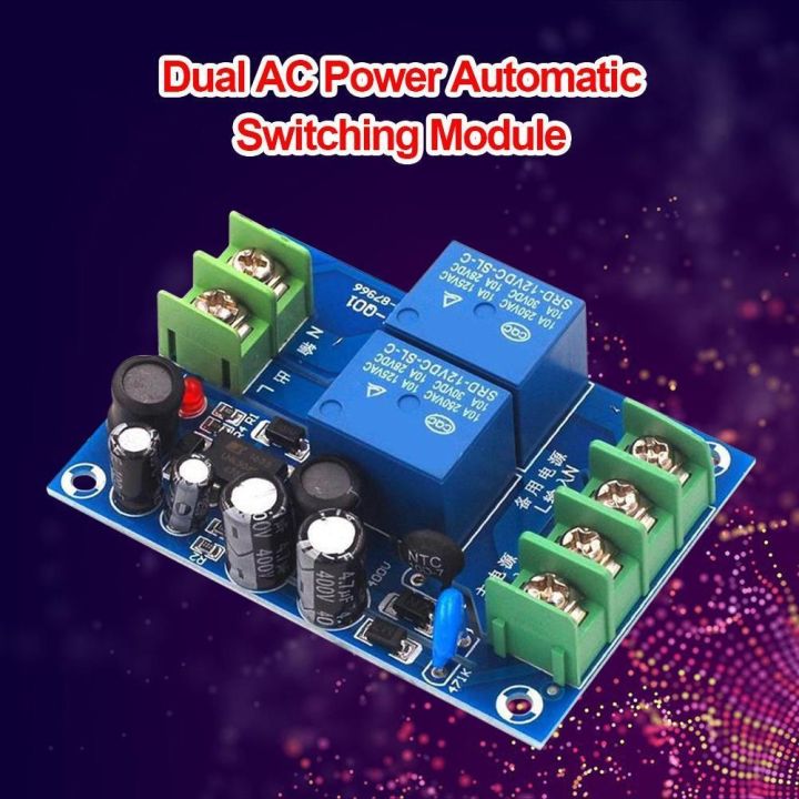 AC 85-240V 10 Amp Dual Power Supply Automatic Switching Controller ...