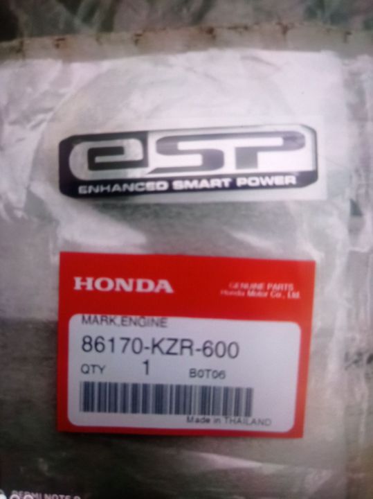 ORIGINAL / GENUINE ( ESP STICKER ) FOR ALL CLICK MODEL V2 AND V1 ...