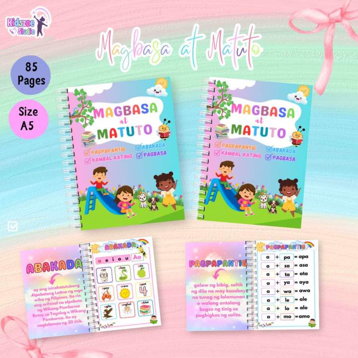 Magbasa sa Filipino Abakada Tagalog activity reading book for kids ...